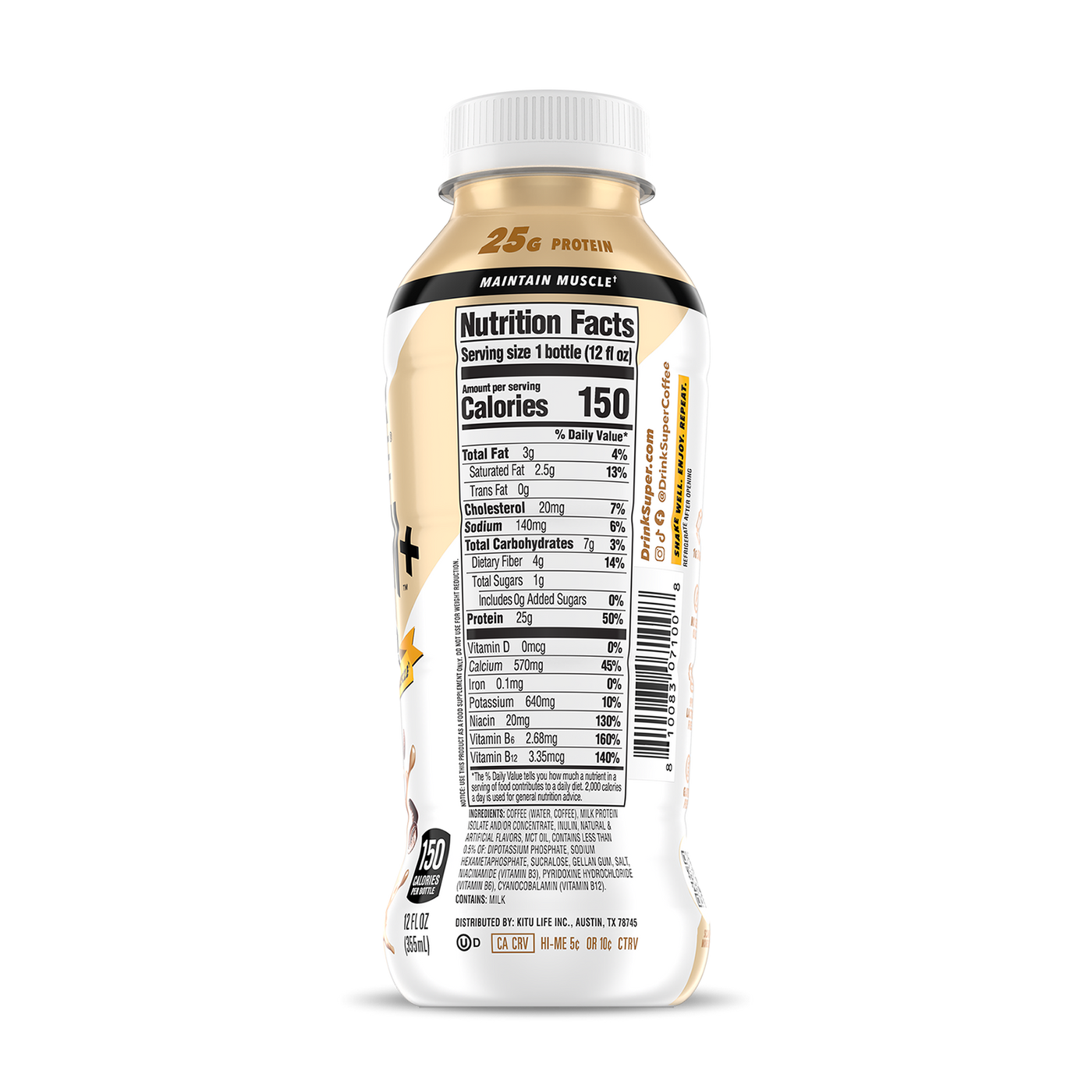 Vanilla Super Coffee Protein+