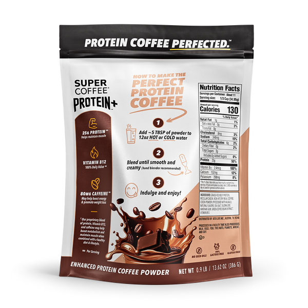 Mocha Super Coffee Protein+ Powdered Coffee