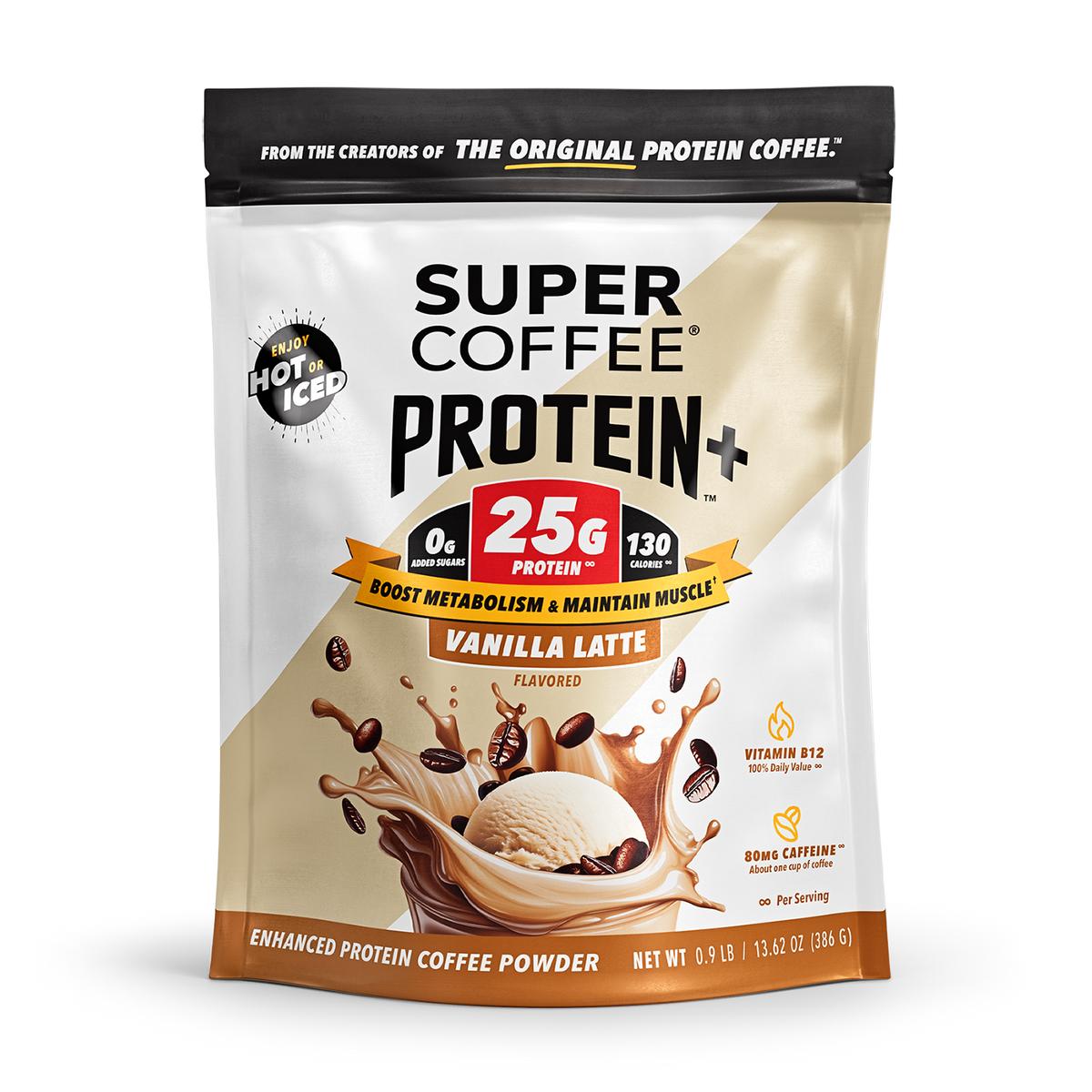 Vanilla Super Coffee Protein+ Powdered Coffee