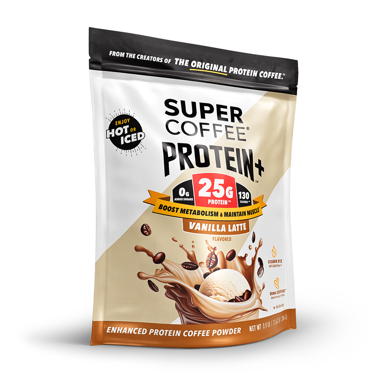 Vanilla Super Coffee Protein+ Powdered Coffee